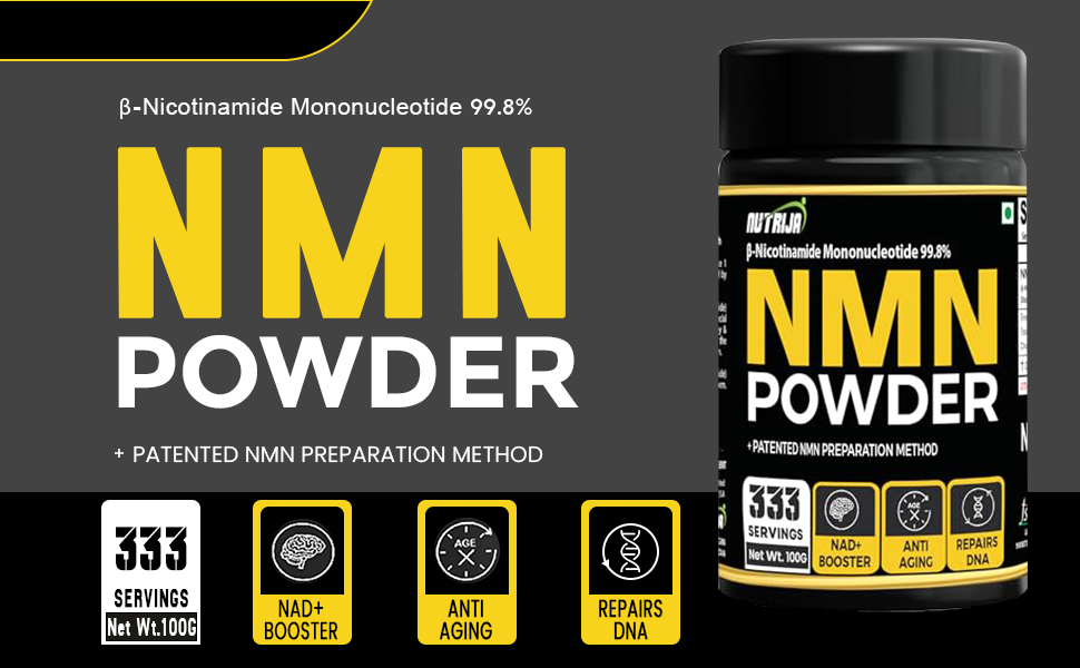 NutriJa NMN (Nicotinamide mononucleotide) Powder | Standardized to 99.8 ...