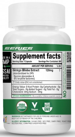Buy Ginkgo Biloba 120mg Capsules Supplement Online in India | NutriJa ...