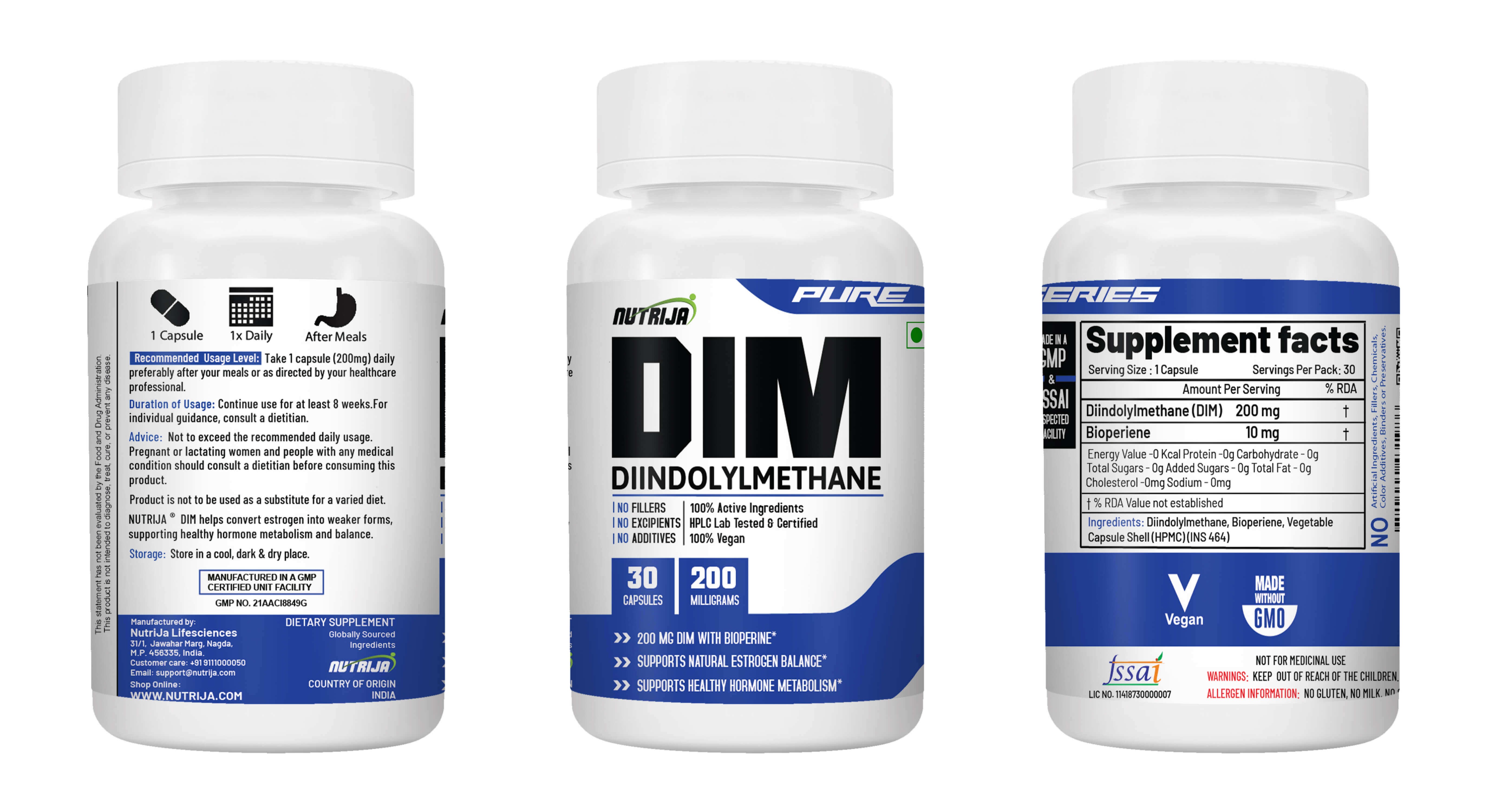 Buy DIM 200mg Supplement - DIM Diindolylmethane Plus BioPerine for ...