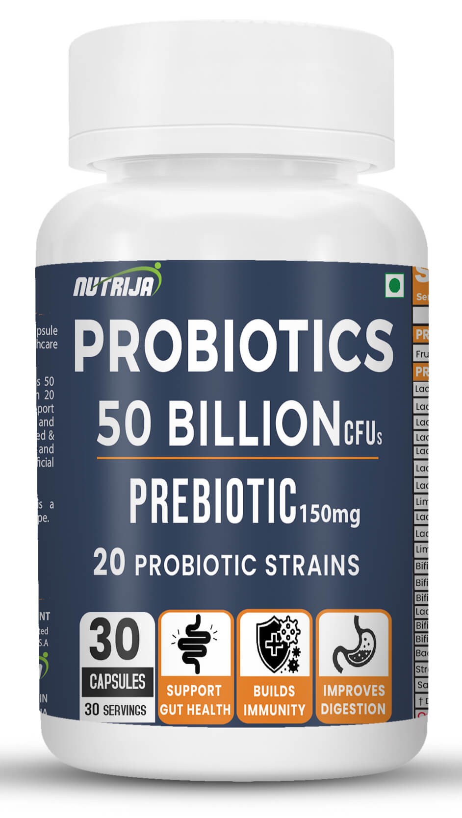 Buy Probiotics Supplement 50 Billion CFU for men & women| Probiotics for Gut Health Supplements ...