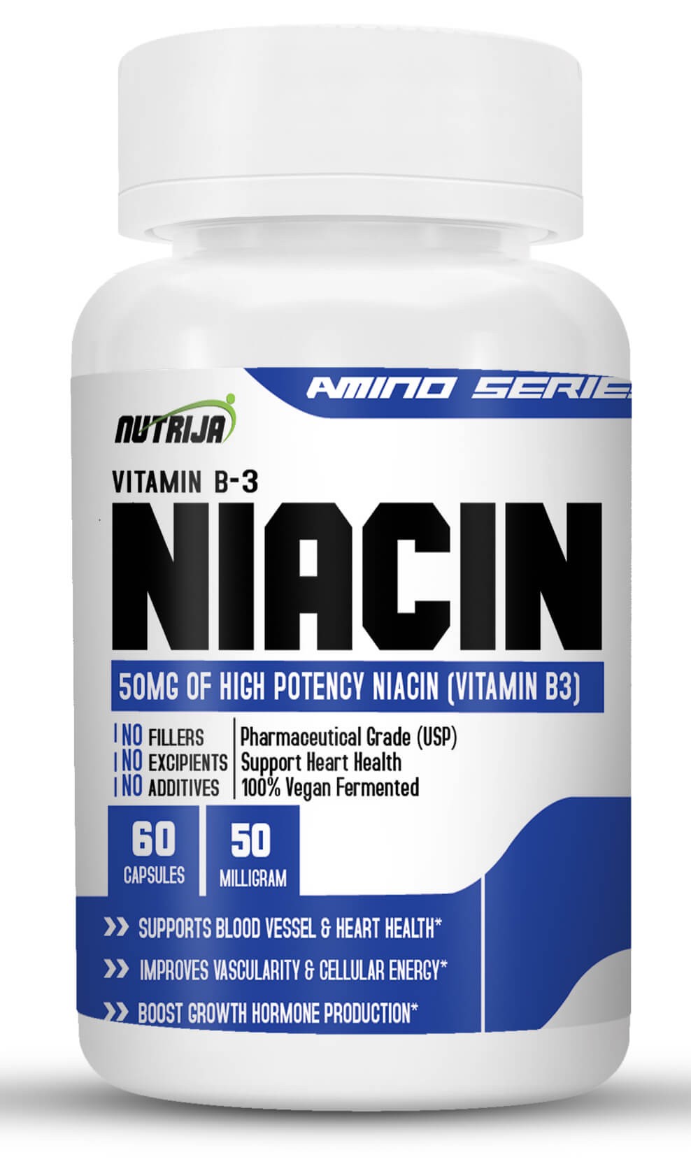 Buy Niacin 50MG Capsules in India | NutriJa™ Supplement Store