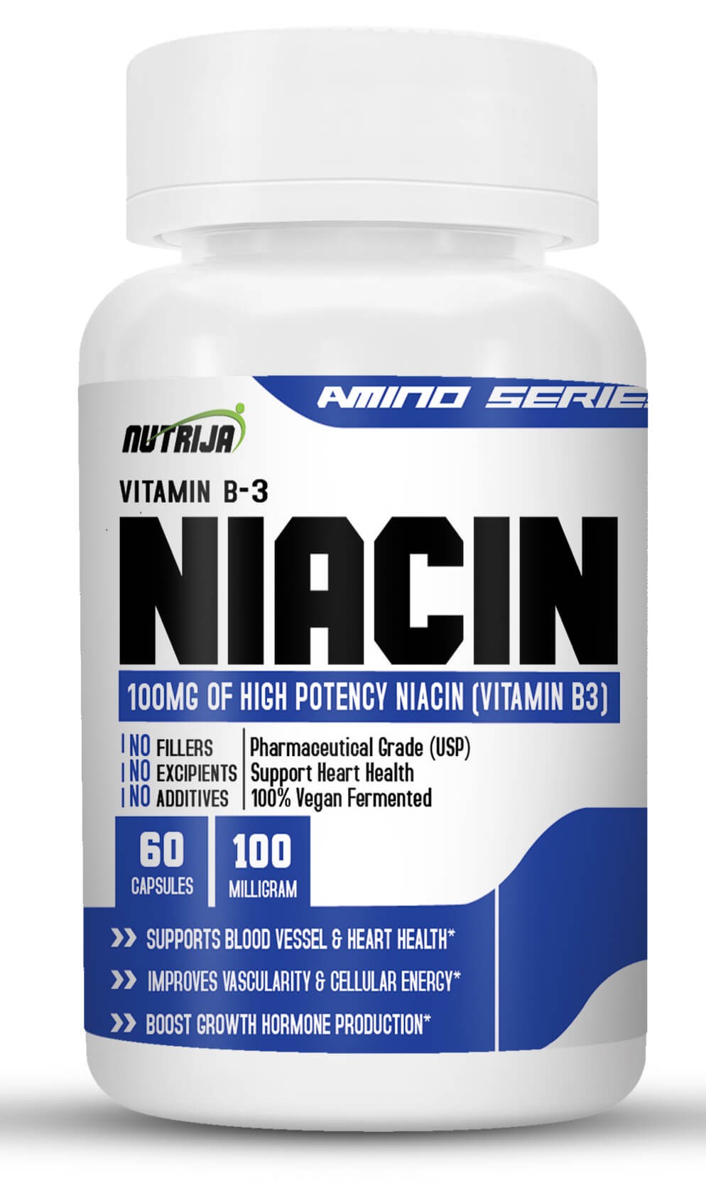 Buy Niacin 100MG Capsules in India | NutriJa™ Supplement Store