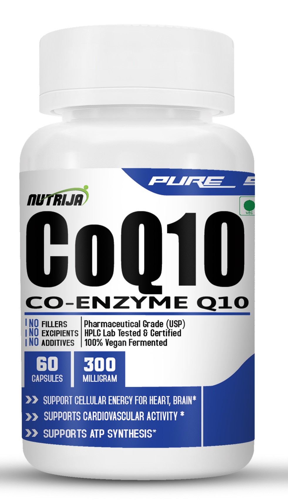 Buy CoQ10 300MG (Coenzyme Q10) Capsules in India | NutriJa™ Supplement ...