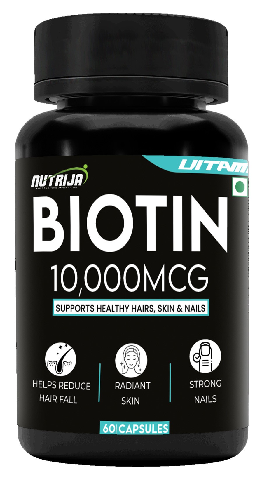 Buy BIOTIN 10,000mcg Capsules | Promotes hair health & growth | Healthy ...