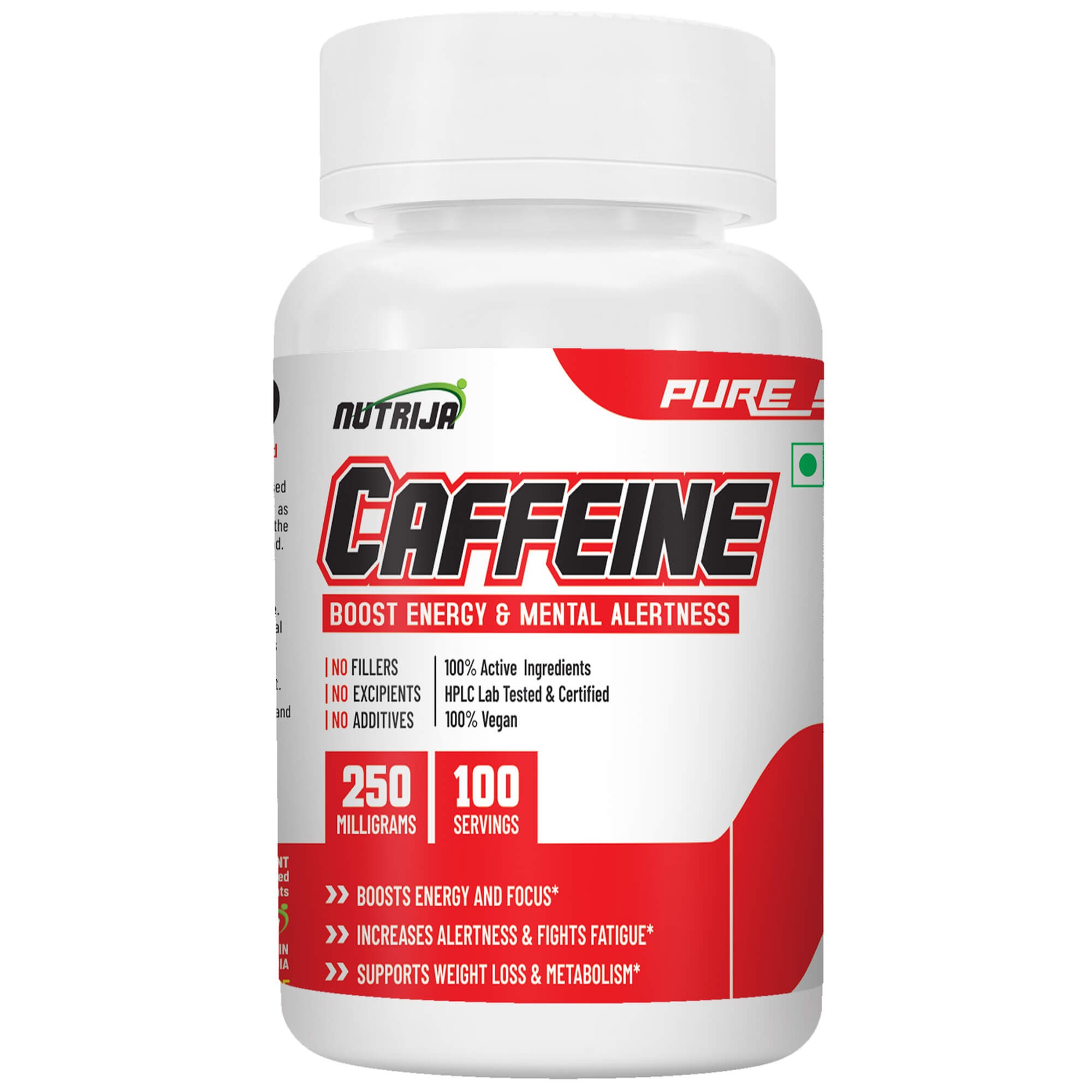 Buy Caffeine Powder Preworkout Supplement Online in India | NutriJa ...