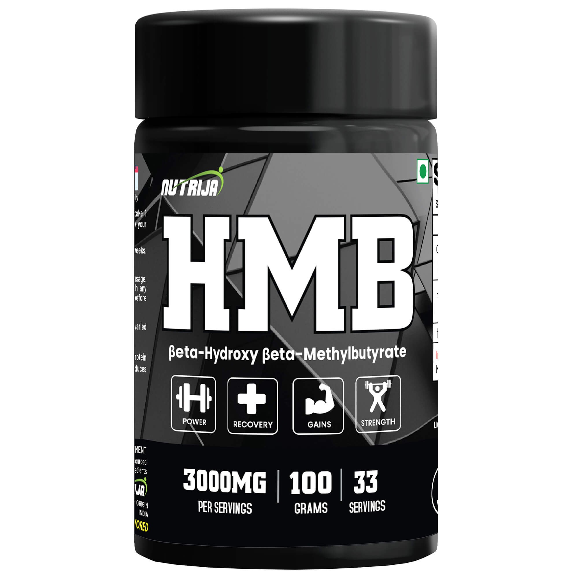 Buy HMB (Beta-Hydroxy Beta-Methylbutyrate) |100% Pure HMB Powder ...