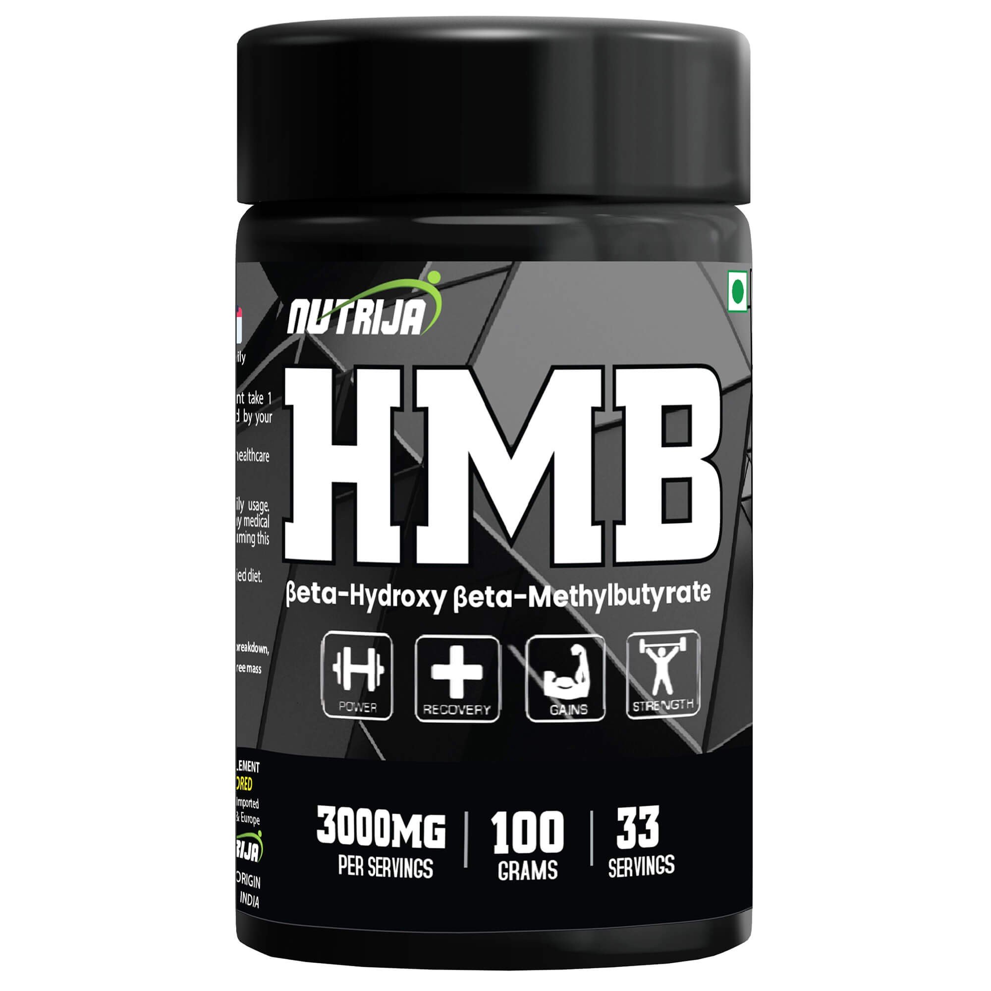Buy HMB (Beta-Hydroxy Beta-Methylbutyrate) |100% Pure HMB Powder ...