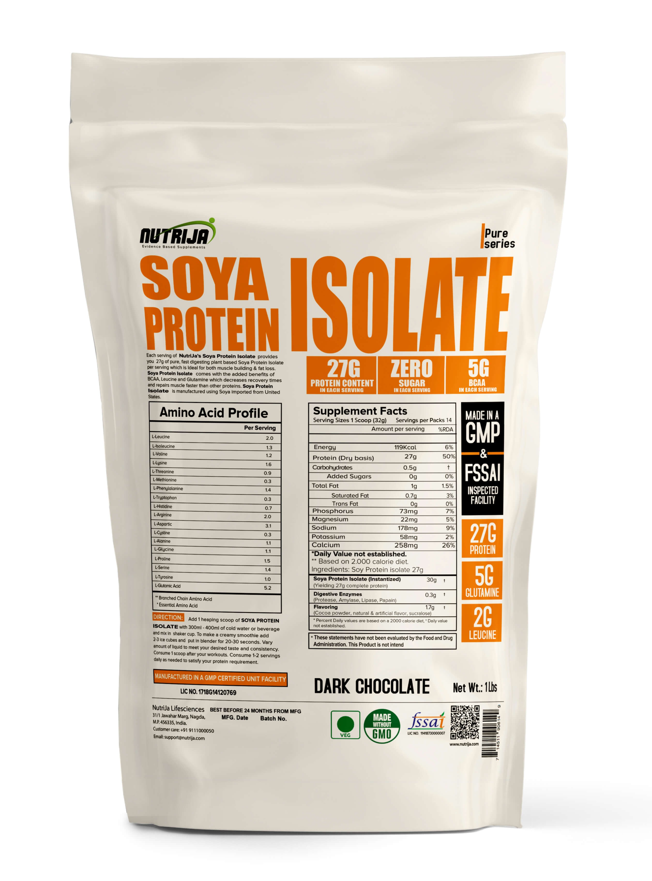 Buy Soya Protein Isolate 90% – Vegan Plant Based Protein Powder | NON ...
