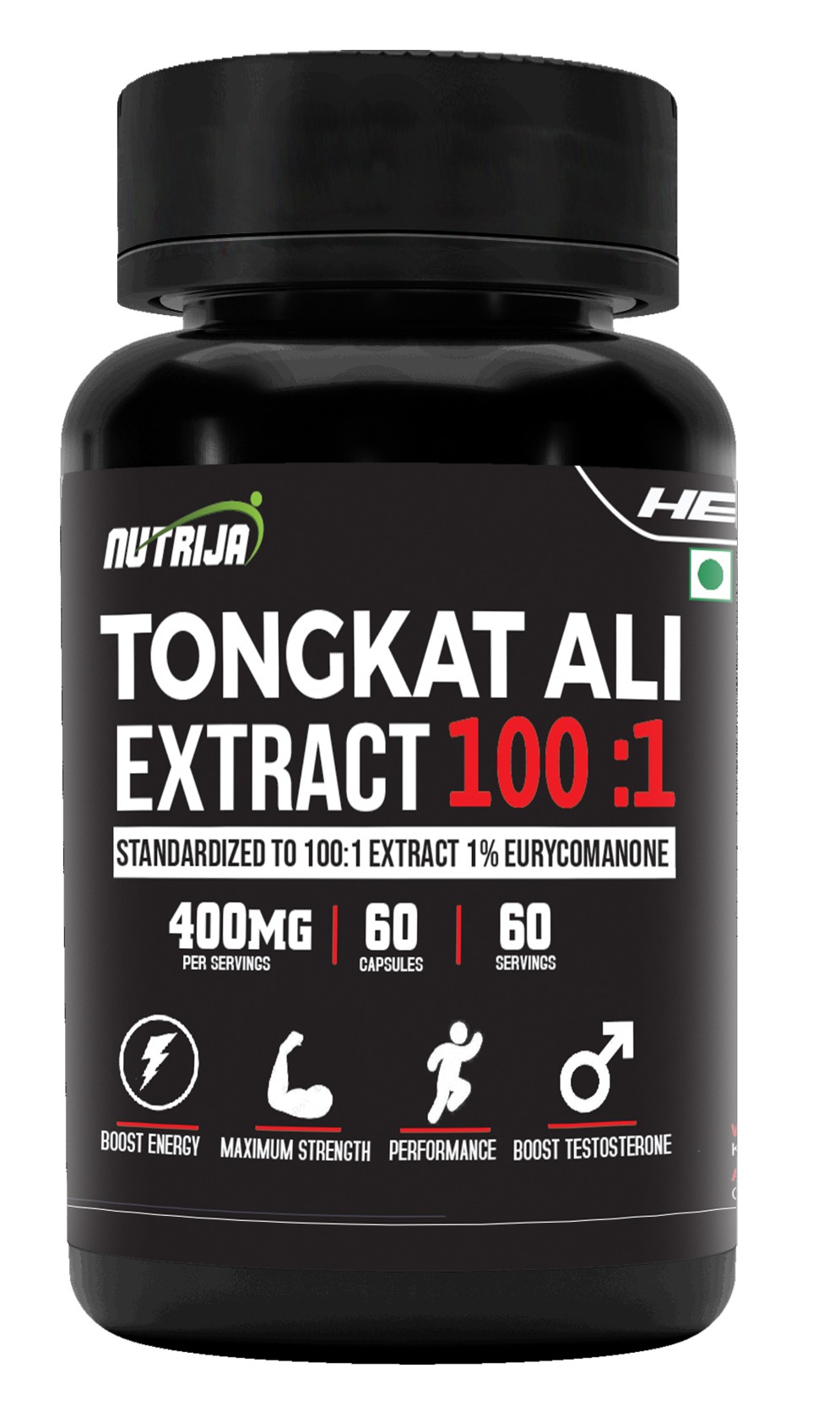 Buy Tongkat Ali Extract 400mg Capsules in India | Natural Testosterone ...