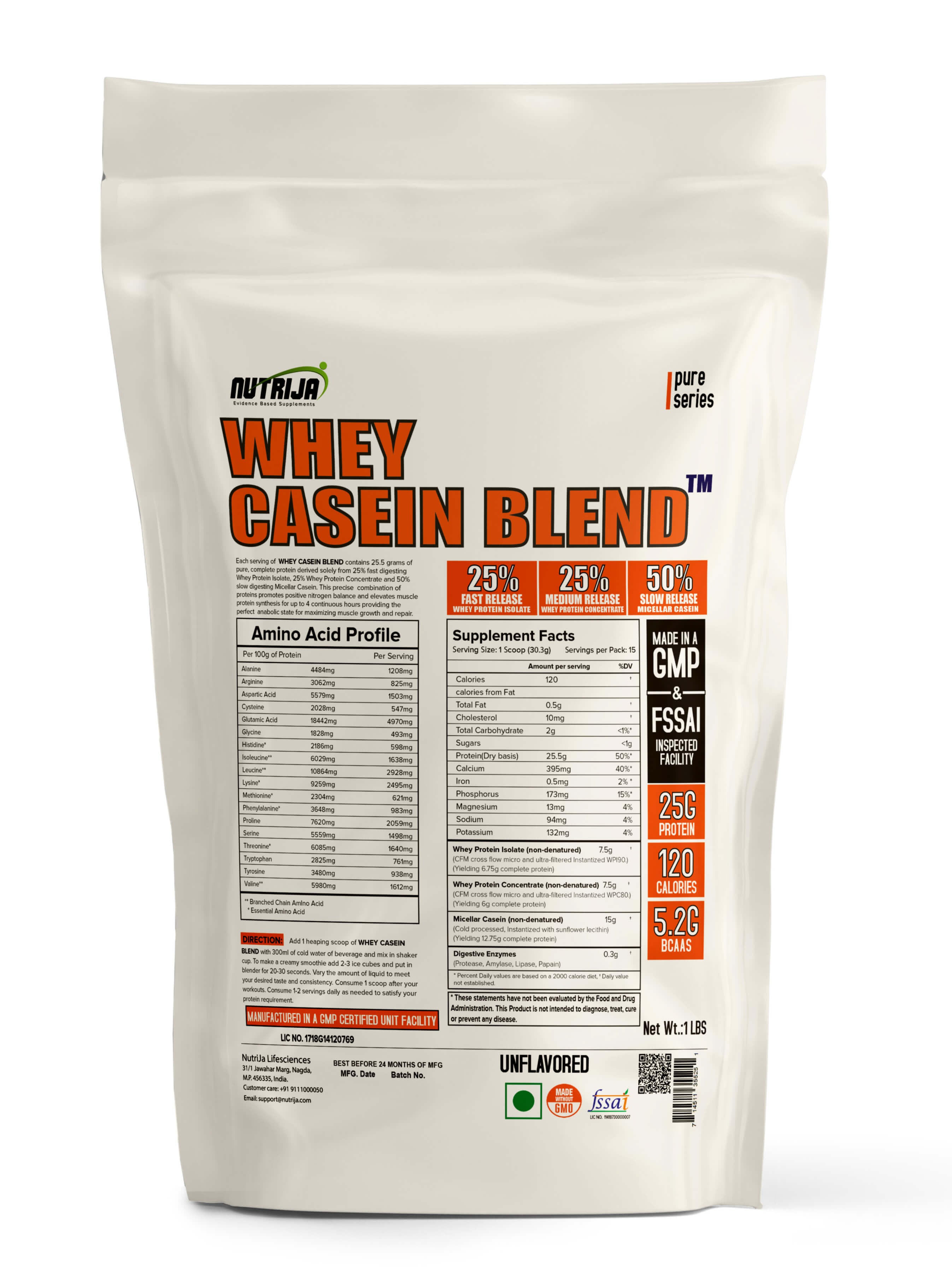 Whey Casein Blend Protein Supplement | NutriJa™ Supplement Store